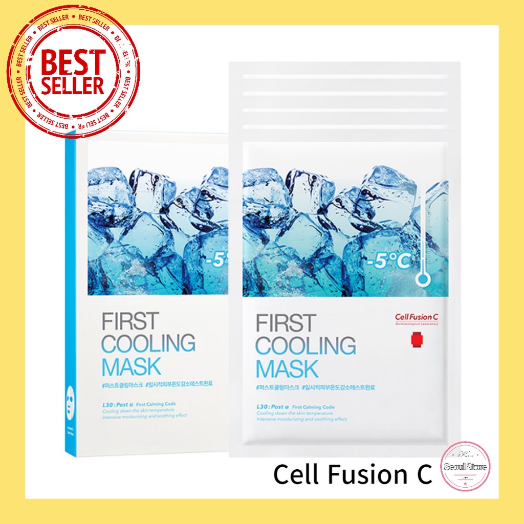 [Cell Fusion C] Post Alpha First cooling mask 5ea (no box) | Shopee ...