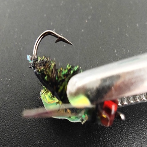 【Stock】Mini fishing baits lures With wings Flying flies hook Crankbait ...