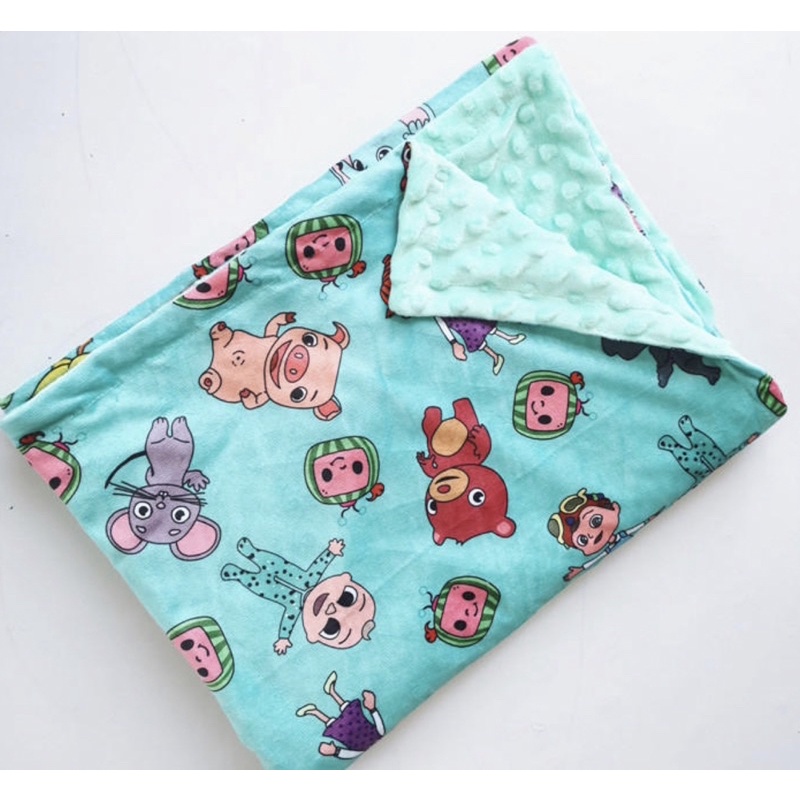 Cocomelon Minky Fleece Blanket for Baby/Kids in Aircon Childcare ...