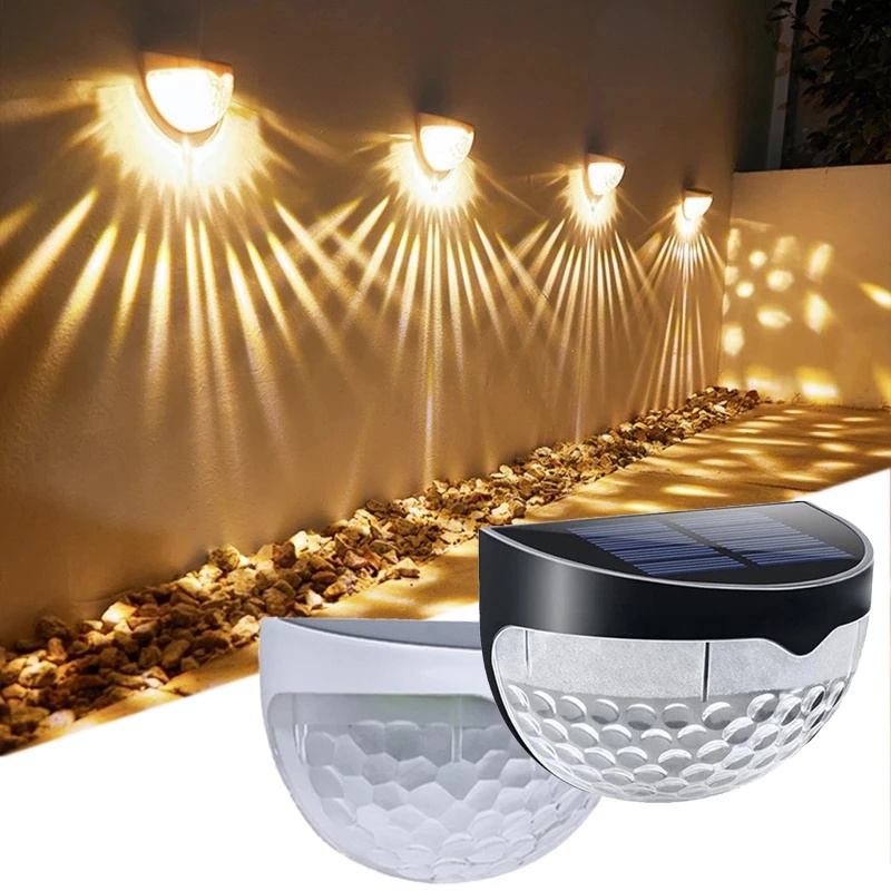 Garden Wall Mounted Semicircle Solar Light/ Outdoor Waterproof ...