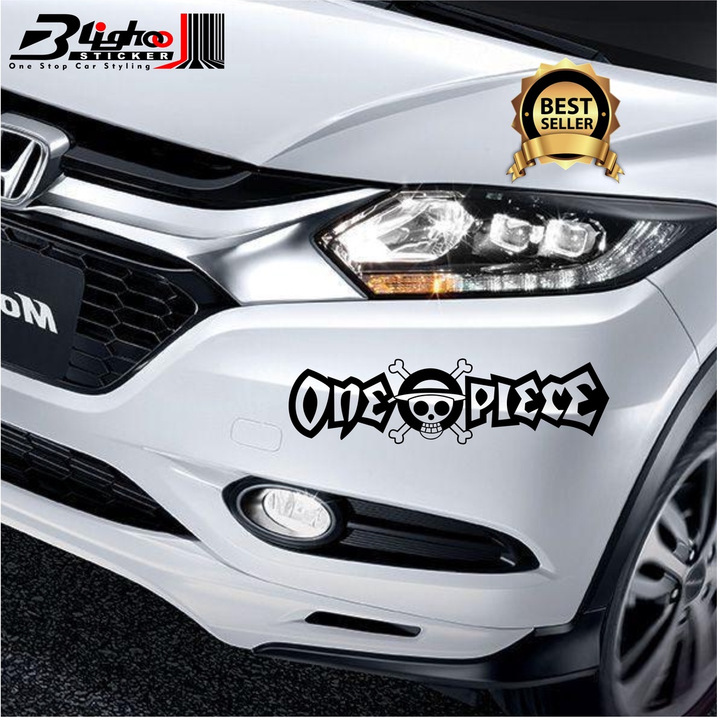 Cutting STICKER BUMPER CAR STICKER ONE PIECE PIRATE COOL BUMPER CAR ...