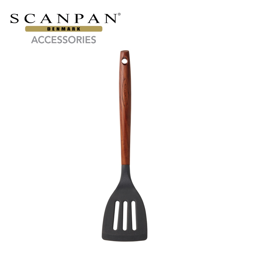 SCANPAN 31cm Fry Pan Turner, Silicone/Carbonized Ash | Shopee Singapore