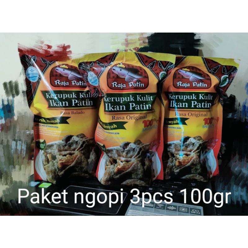 Patin Fish Skin Crackers 100gr Premium Packaging 3Pcs (random) | Shopee ...