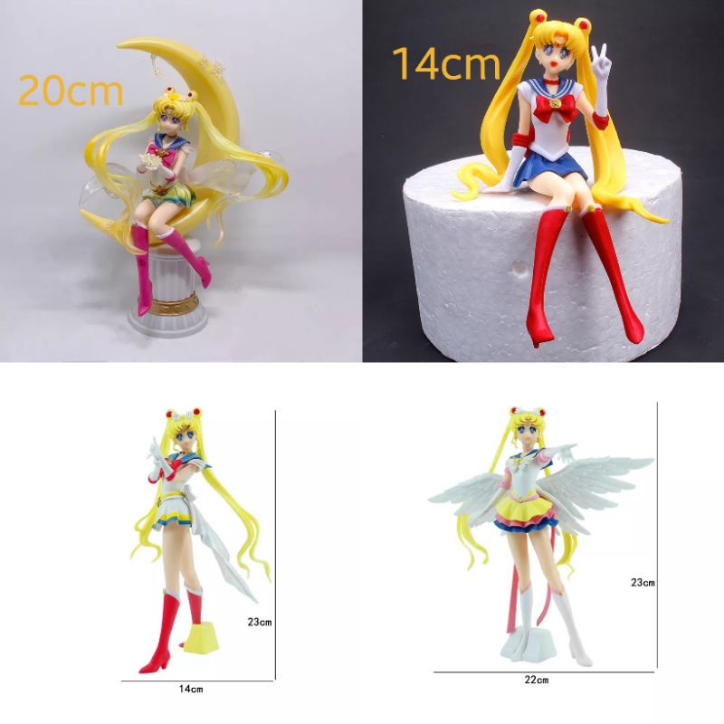 Sailormoon Usagi Tsukino Chi Usa Mars Jupiter Mercury Venus action ...