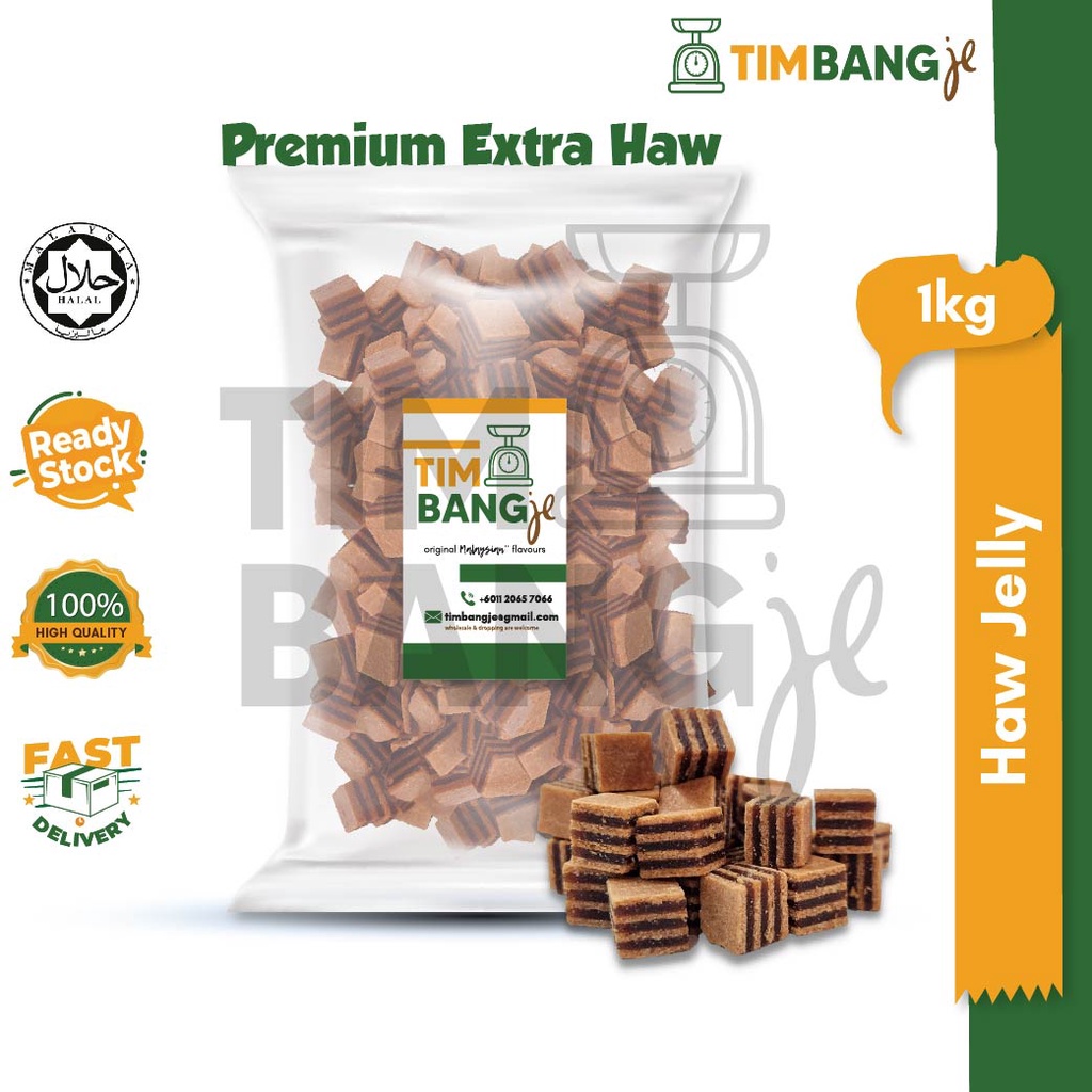 Haw Jelly Bulk Pack Haw Jelly Cube Chips 1kg 500g | Shopee Singapore