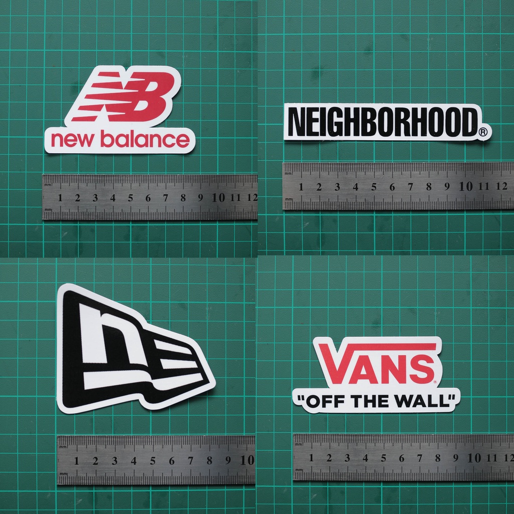Sticker ( New Balance, Neighborhood, New Era, Vans ) | Shopee Singapore