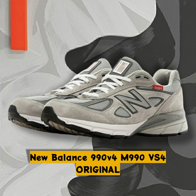 Sneakers New Balance 990v4 M990 VS4 ORIGINAL (Free Shock &) | Shopee ...