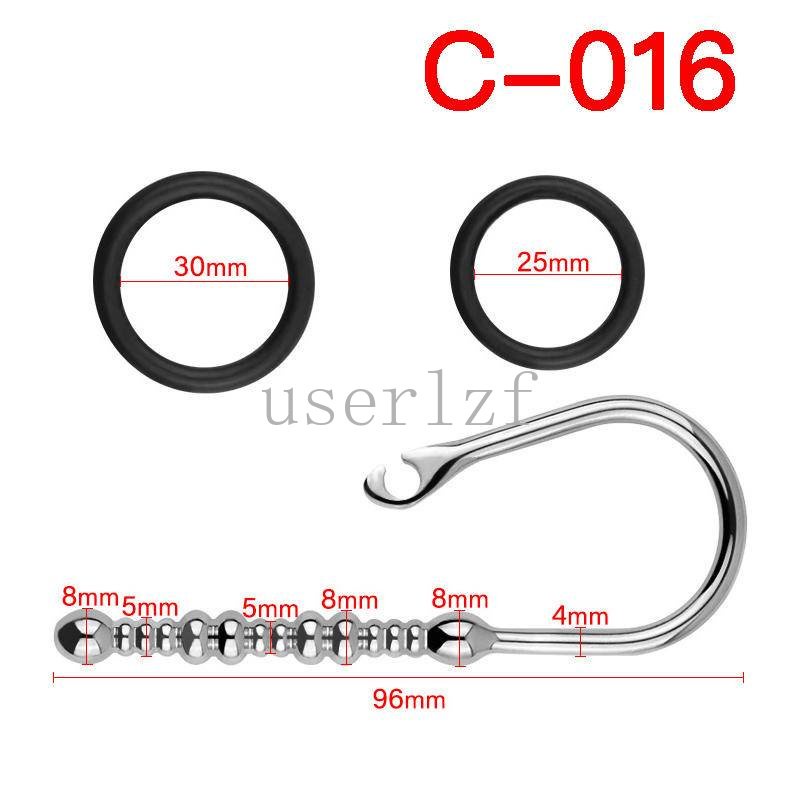 Stainless Steel Penis Plug with Glans Ring Men Urethral Sounding ...