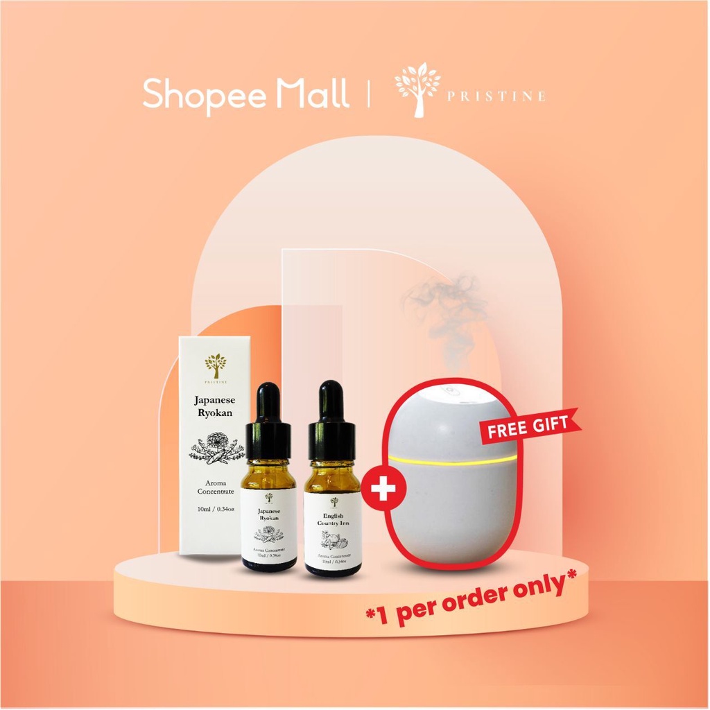 Pristine x Shopee Hotel Aroma Concentrates + Free Diffuser Bundle ...
