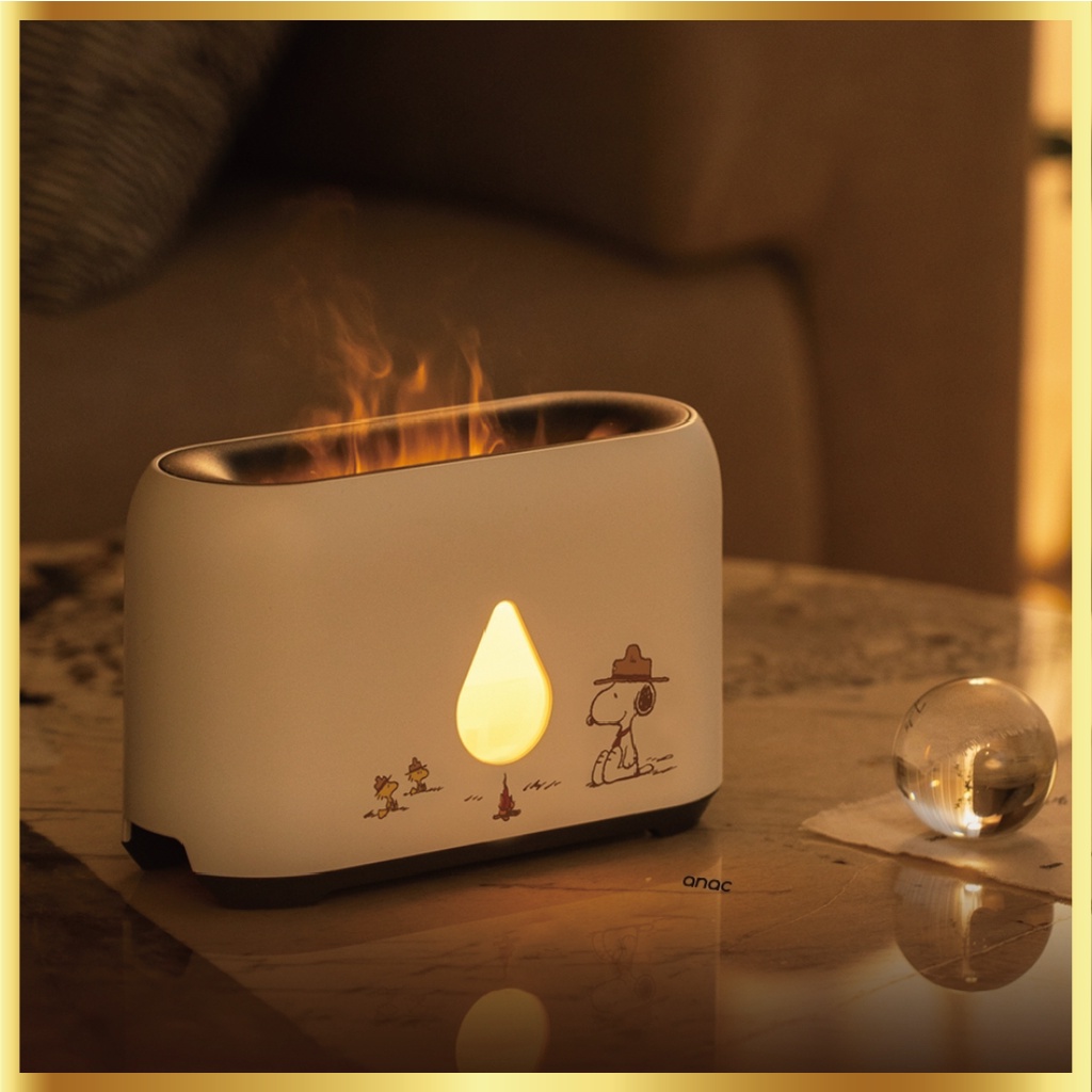 Snoopy Flame Fire Humidifier Aromatherapy Diffuser | Shopee Singapore