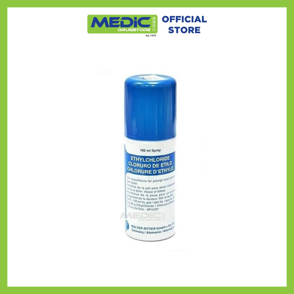 [Bundle of 3] Walter Ritter Ethylchloride Spray 100ml - By Medic ...