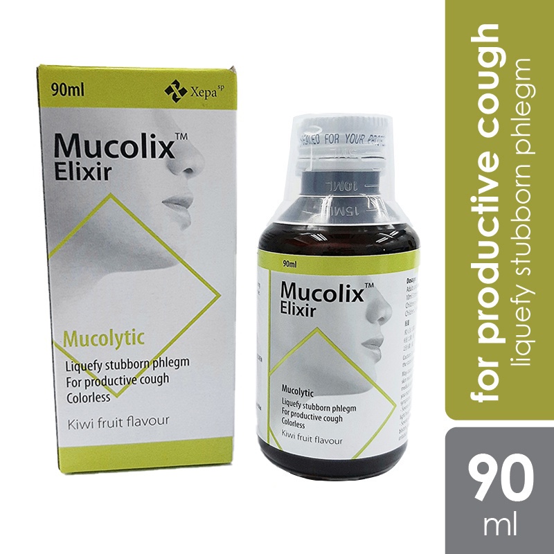 Mucolix Elixir 90ml (Cold & Cough Relief) | Shopee Singapore
