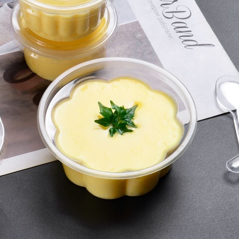 [50pcs] Used Dadih Pudding/Jelly Pudding/Jelly Cup with Lid | Shopee ...