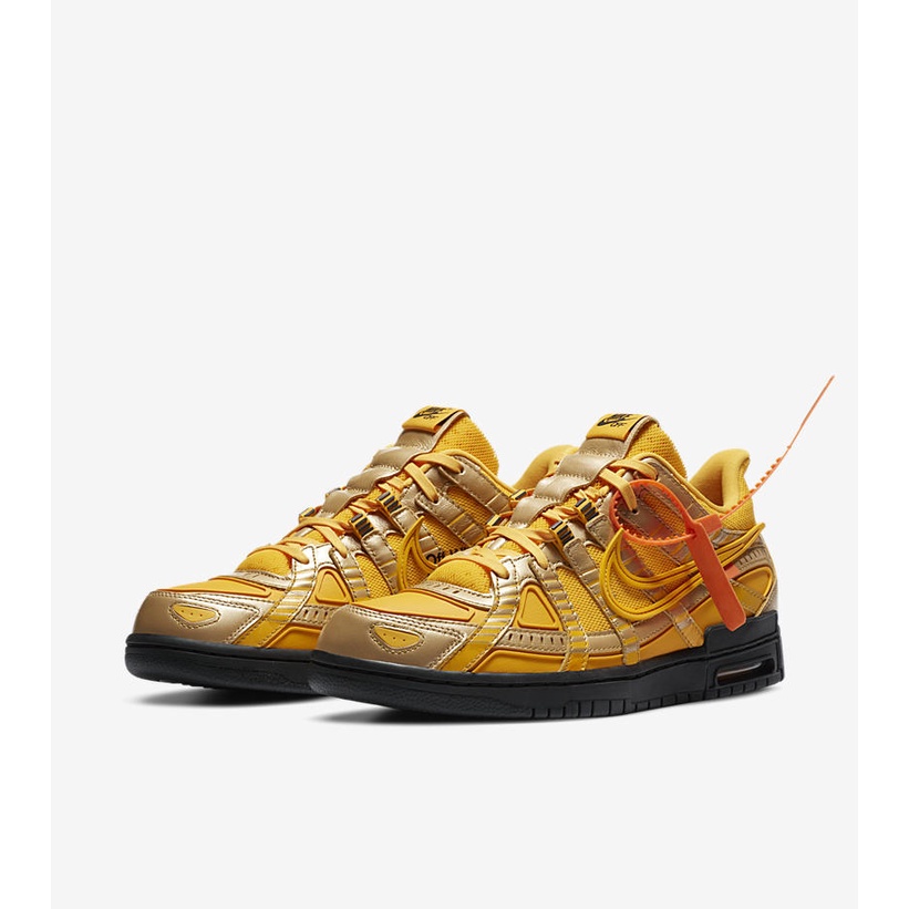 Nike x Off White Rubber Dunks University Gold (In Stock) | Shopee Singapore