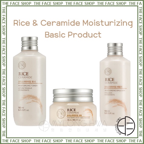 [THE FACE SHOP] Rice & Ceramide Moisturizing Toner 150ml/ Rice ...