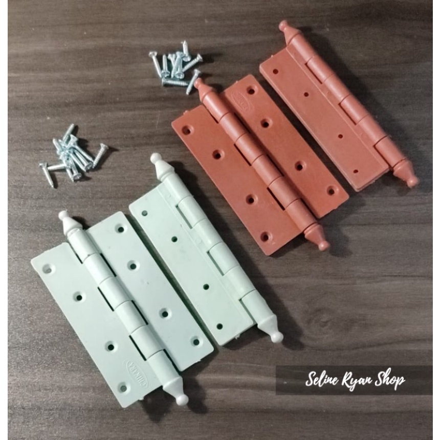 Pvc Door Hinges / Bathroom Door Hinges / 4.5" Window Hinges | Shopee ...
