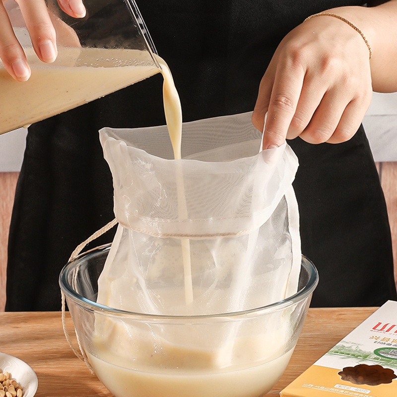 100/200/300/500 Mesh Food Strainer Bags for Straining Almond Milk Soy ...