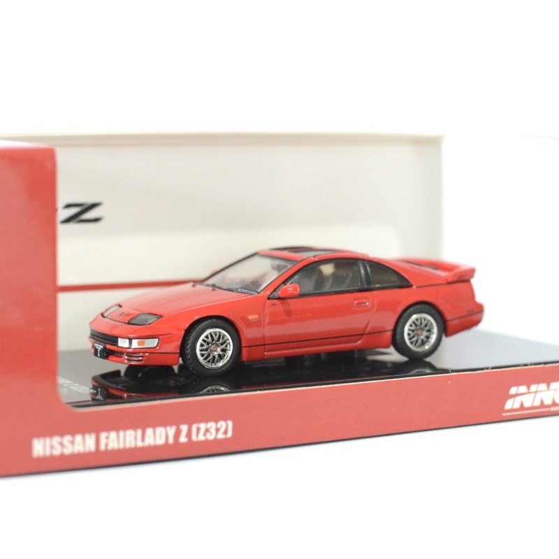 INNO MODELS INNO64 1/64 NISSAN FAIRLADY Z Z32 AZTEC RED WITH EXTRA ...