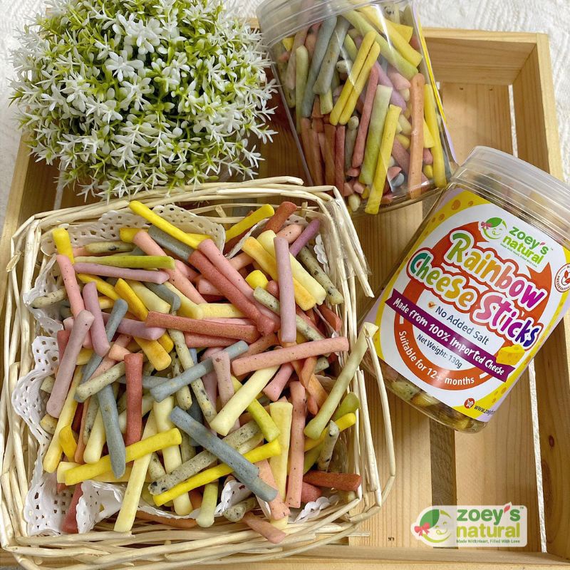 [Zoey Homemade] Rainbow Cheese Stick (±120g) | Shopee Singapore