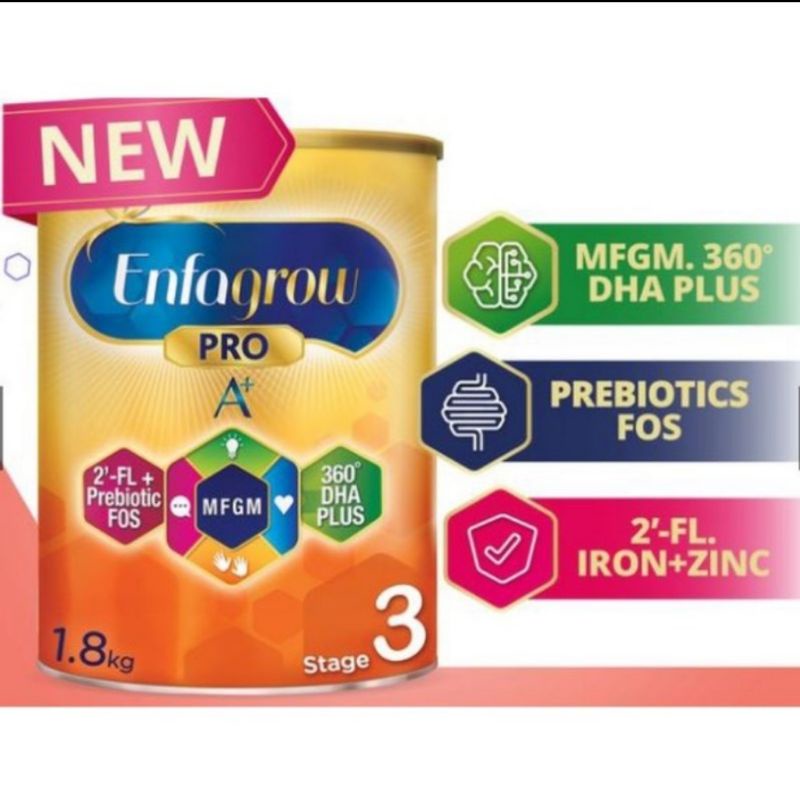 (Bundle of 2) Enfagrow Stage 3 1.8kg tin (Singapore Source) | Shopee ...
