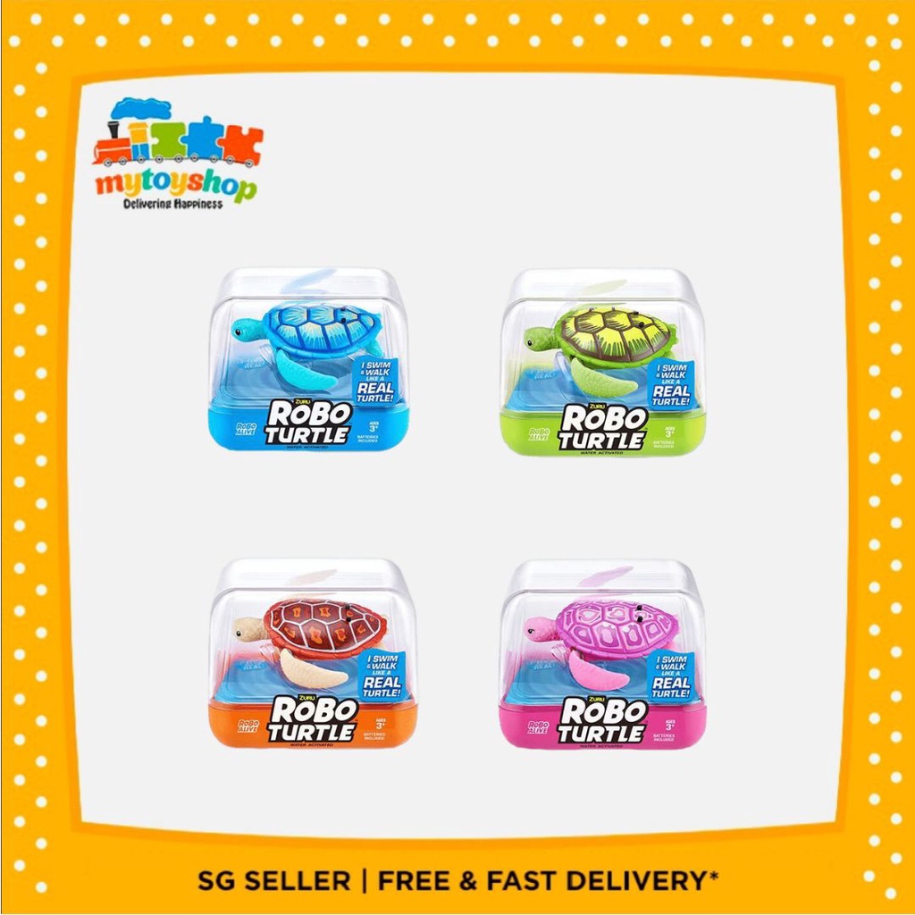 Pet Alive Single Robo Turtle Single Pack | Shopee Singapore