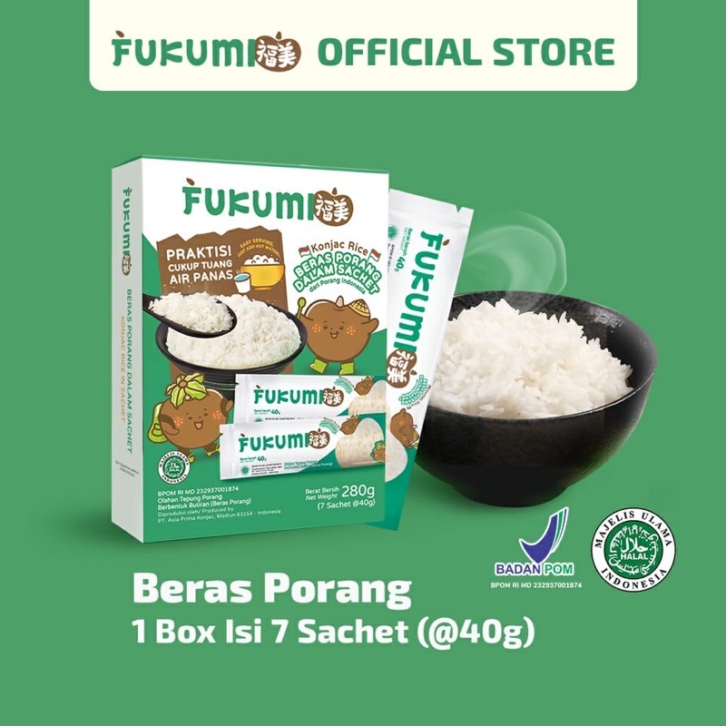 Fukumi Konjac Rice (280gm / 1kg) | Shopee Singapore