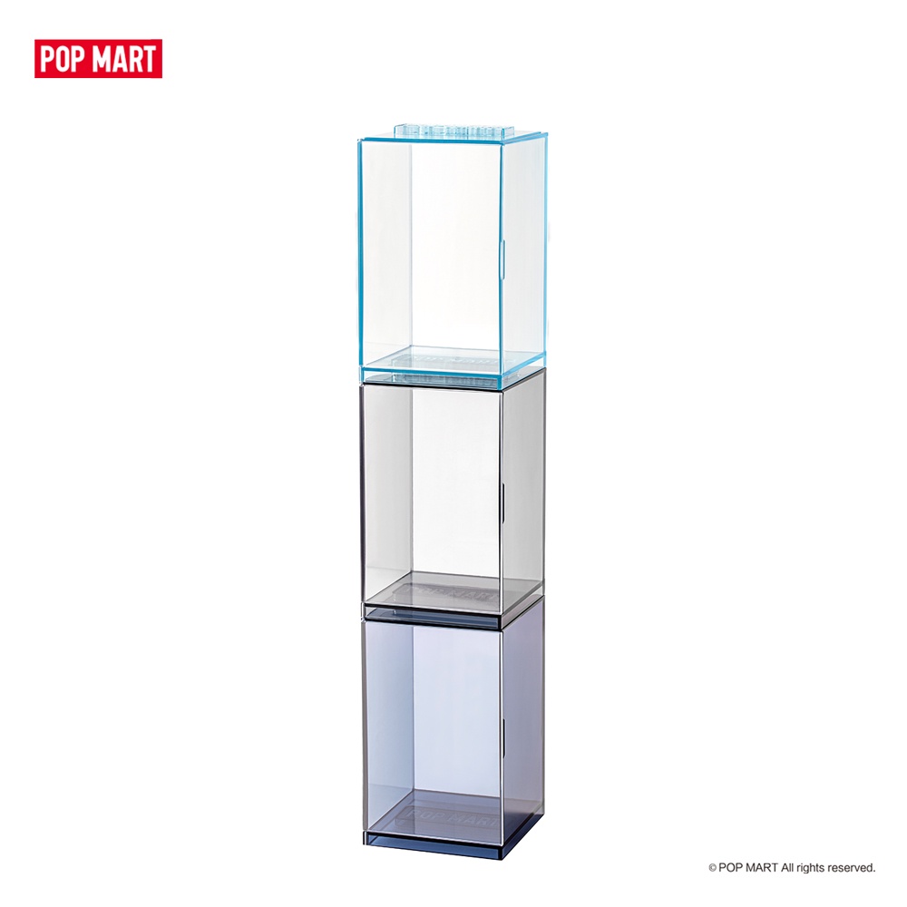 P POPMART Single Display Box 3 Piece Set (Ocean Blue) | Shopee Singapore