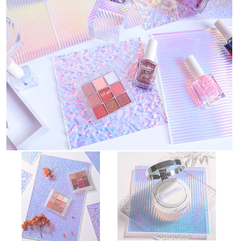 Acrylic Photo Props Shooting Background Scene Square Cosmetic Jewelry ...