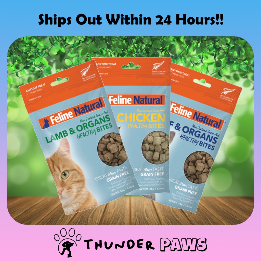 Feline Natural Freeze Dried Healthy Bites (Treats for Kittens & Cats ...