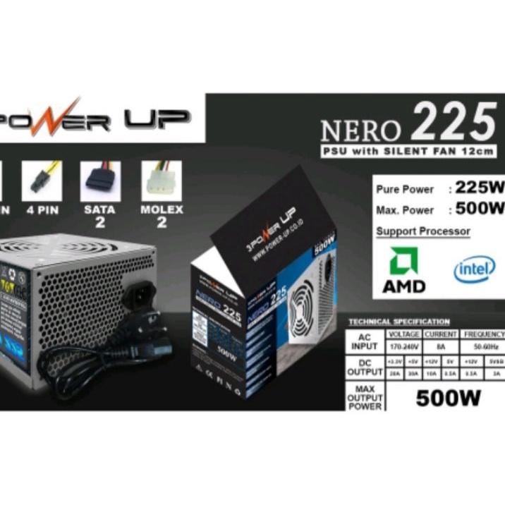 Psu PC power up 500w/ PSU power-up 500w power supply | Shopee Singapore