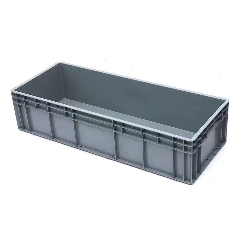 EU Logistics Box Thickened Plastic Rectangular Non-Airtight Crate Fish ...