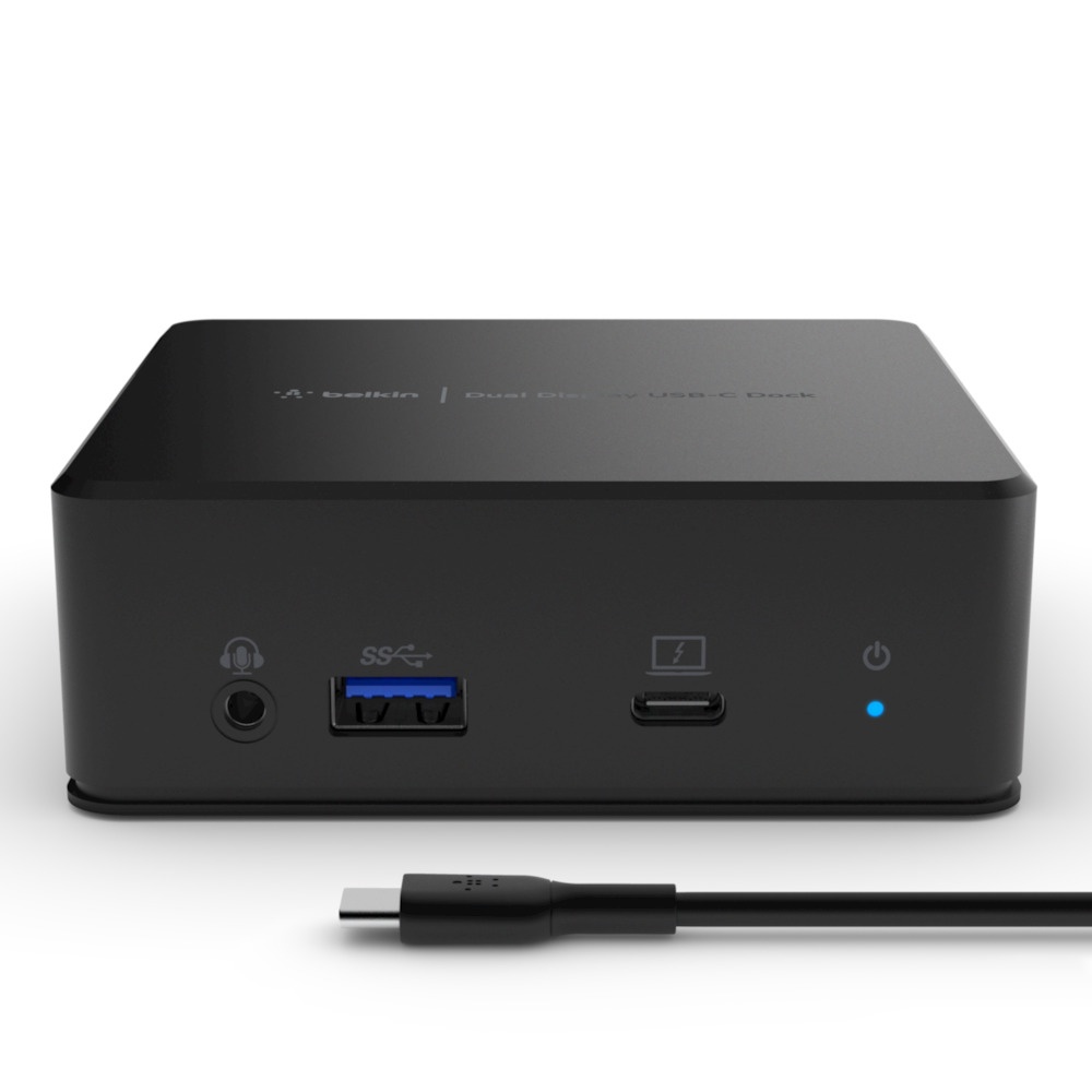 BELKIN USB-C DUAL DISPLAY DOCKING STATION (BROWN BOX) | Shopee Singapore