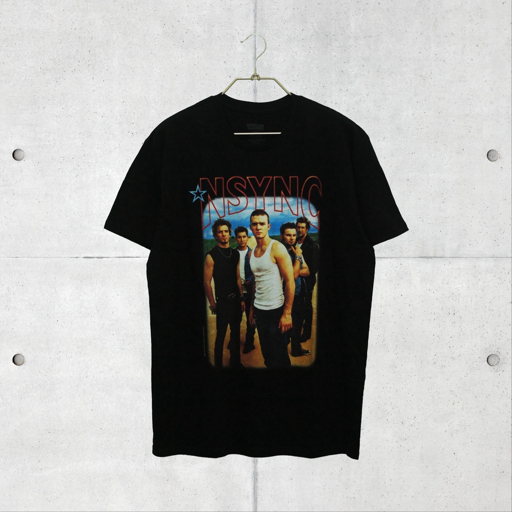Original NSYNC Official Band T-Shirt (Skies And Logo) | Shopee Singapore