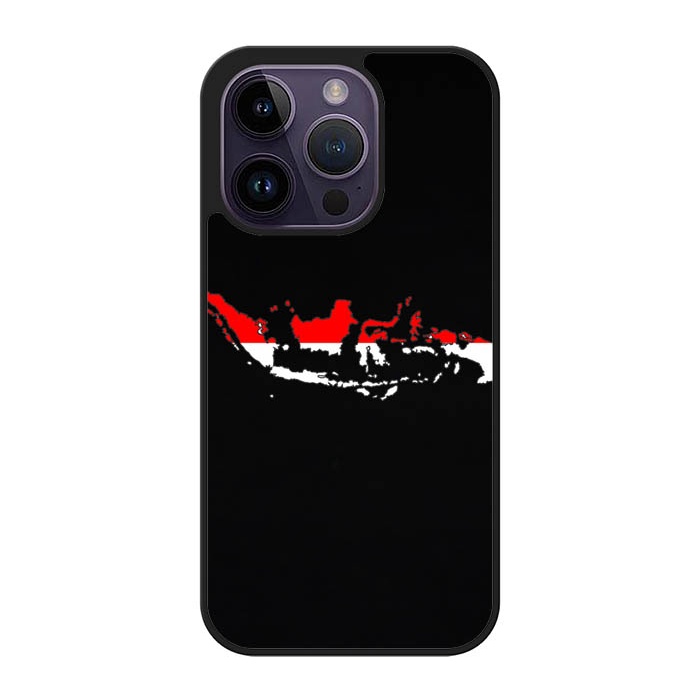 Custom Casing iPhone 14 Pro Max Plus Series Map of Indonesia P0496 ...