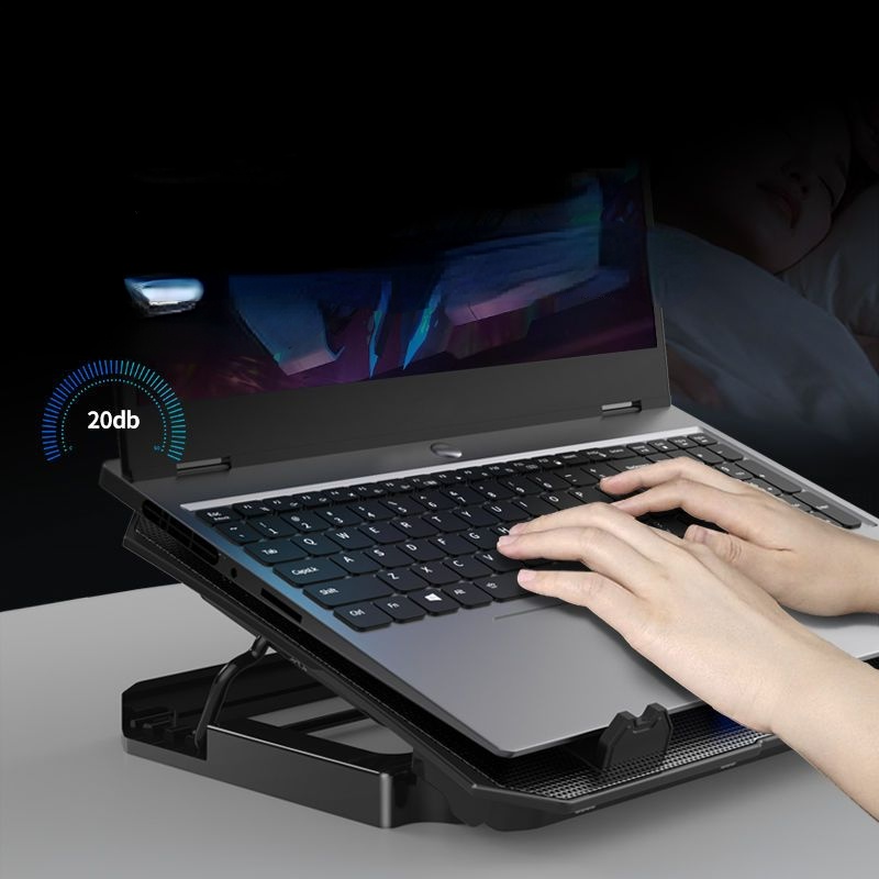 Laptop Radiator Bracket 14-Inch 15.6 Ventilating Fan Base Board Pad ...