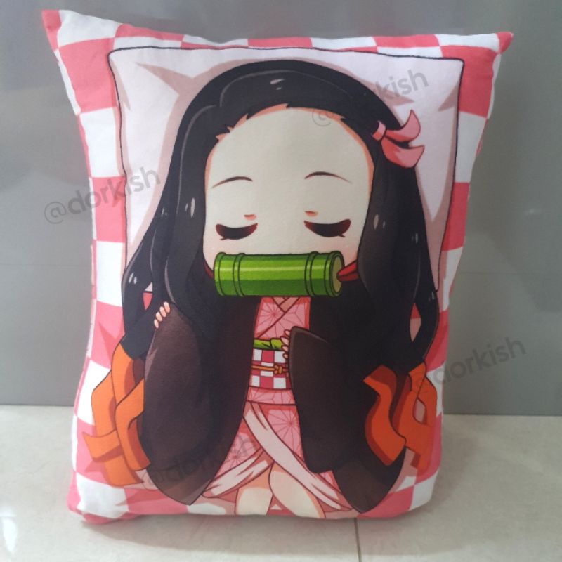 Anime Demon Slayer Kimetsu no Yaiba Nezuko Kamado Chair Sofa Cushion ...