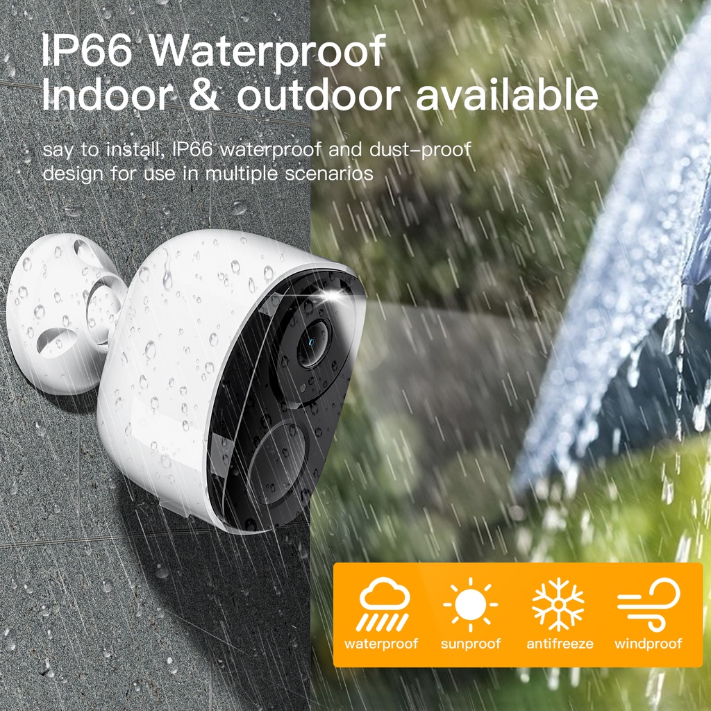 WIFI Battery camera Newest Battery CCTV HD 1080P Long life recharged ...