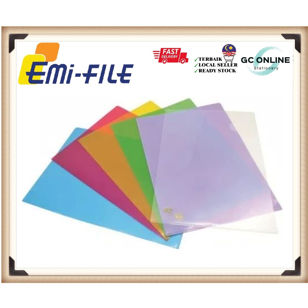 K2 A4 Colour L Shape Folder / PVC Shape Folder | Shopee Singapore