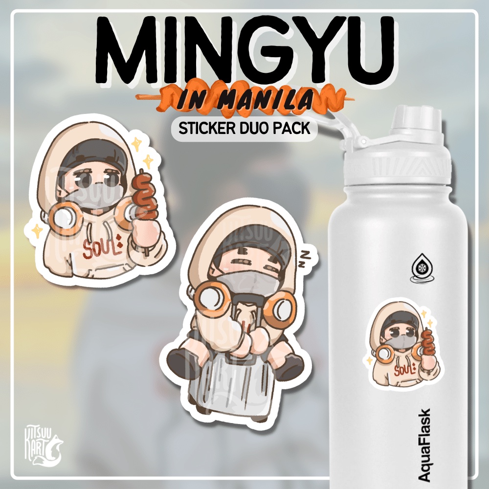 Seventeen Mingyu in Manila Sticker Pack | Shopee Singapore