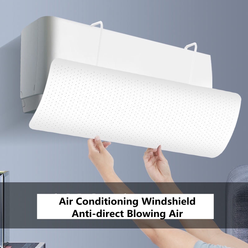 Air Conditioner Wind Deflector Adjustable Air Windshield Cooled Baffle ...