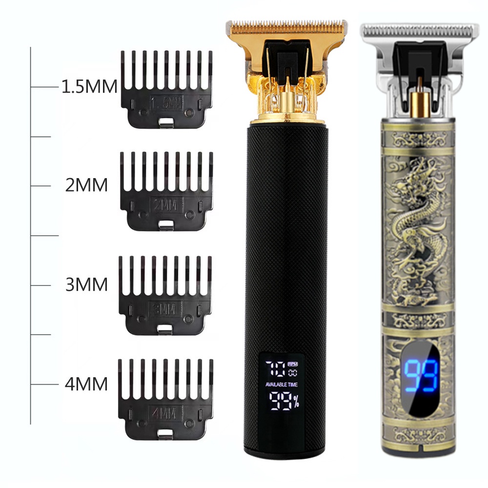 New Product T9 Electric Fader Shaver Bald Hair Clipper Retro Oil Head ...