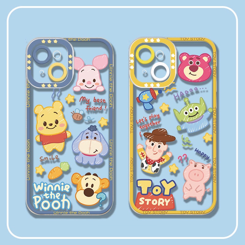 Cartoon Winnie the Pooh & Toy Story Soft Mobile Phone Case For IPhone ...