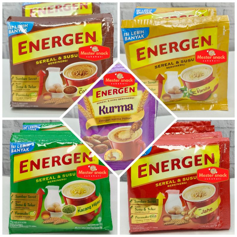 Energen Cereal (1 pack contains 10 sachets) | Shopee Singapore