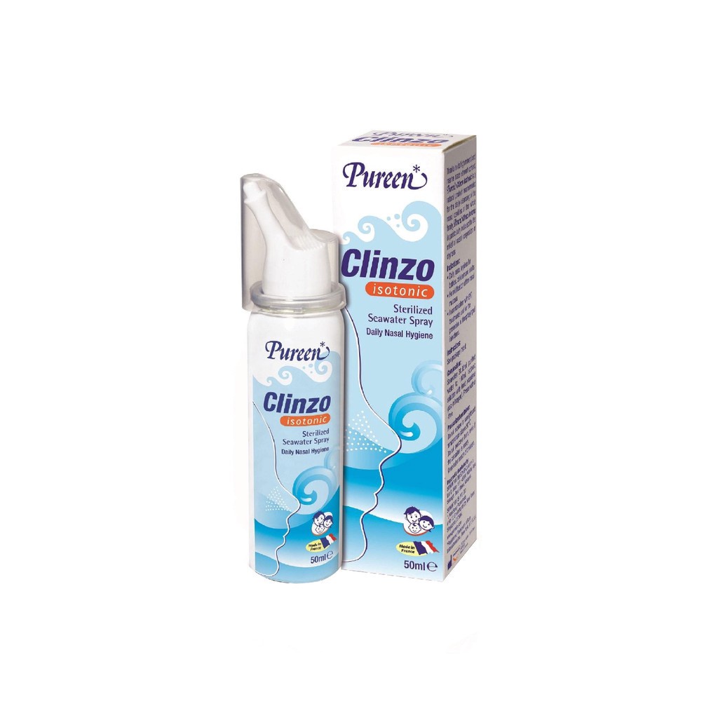 Pureen Clinzo Isotonic Seawater Spray 50ml | Shopee Singapore