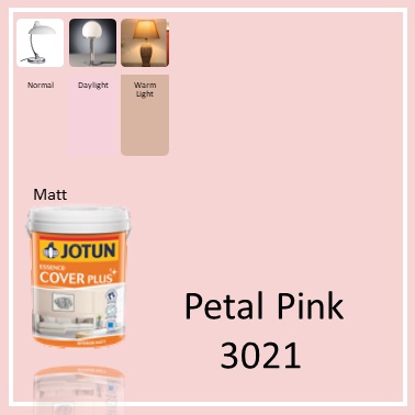 Jotun Paint 1L Essence Cover Plus Matt - 3021 Petal Pink / wall paint ...