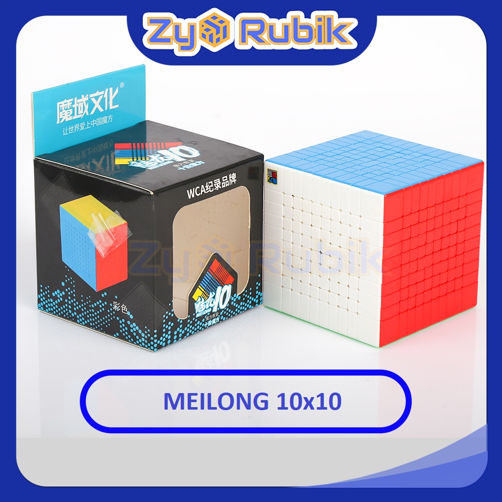Rubik 10x10 Moyu Meilong- 10-Storey Cube / Smart Toy - Zyo Rubik ...