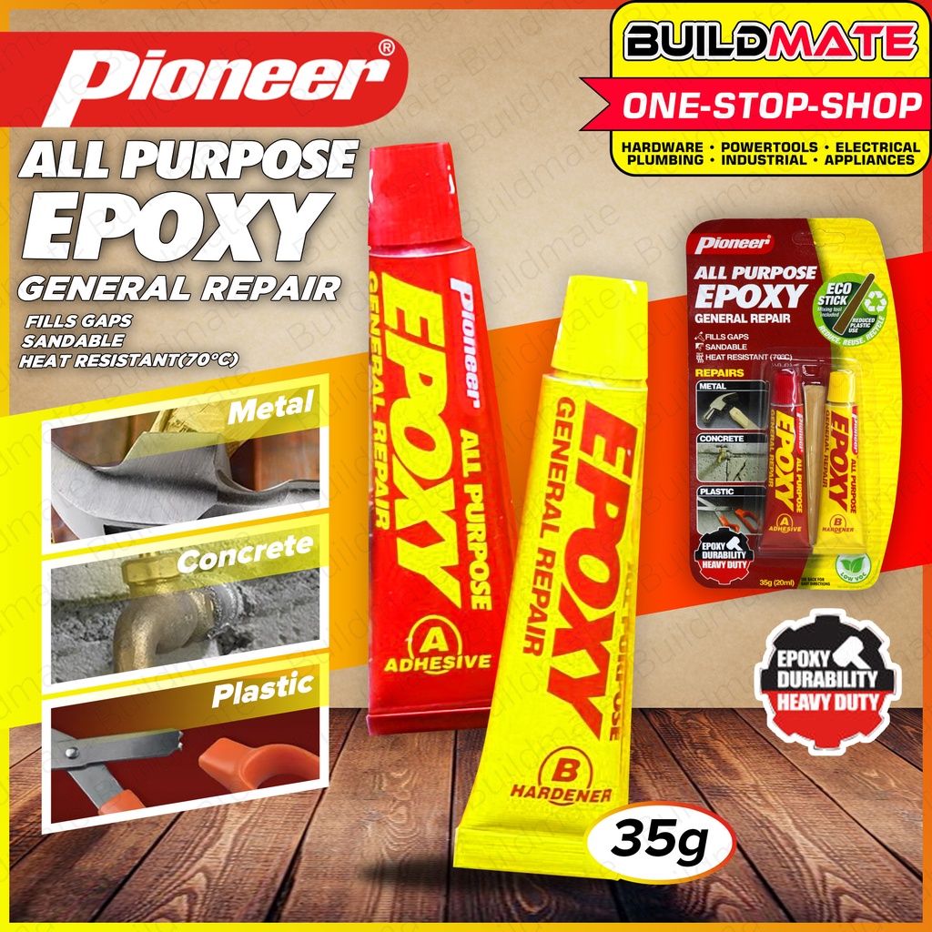 PIONEER All Purpose Epoxy 35G (20ml) Tube General Repair Adhesive ...