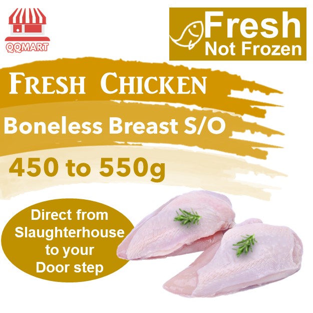 QQMart Fresh Chicken - Chicken Boneless Breast Skin On - Direct from ...