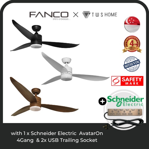 FANCO B-STAR 36/ 46/ 52-Inch LED | 4-Year Warranty with 1 x Schneider ...