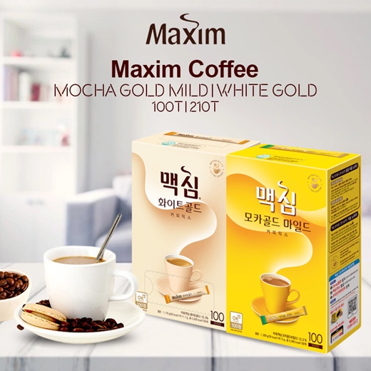 Maxim Coffee / Maxim Gold - Mocha Gold Mild | White Gold - 100T/210T ...